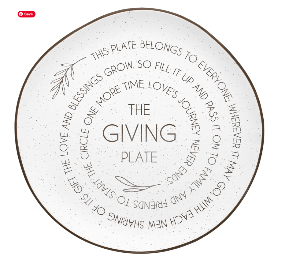 The Sweet Tradition of the Giving Plate – Finding the Calm